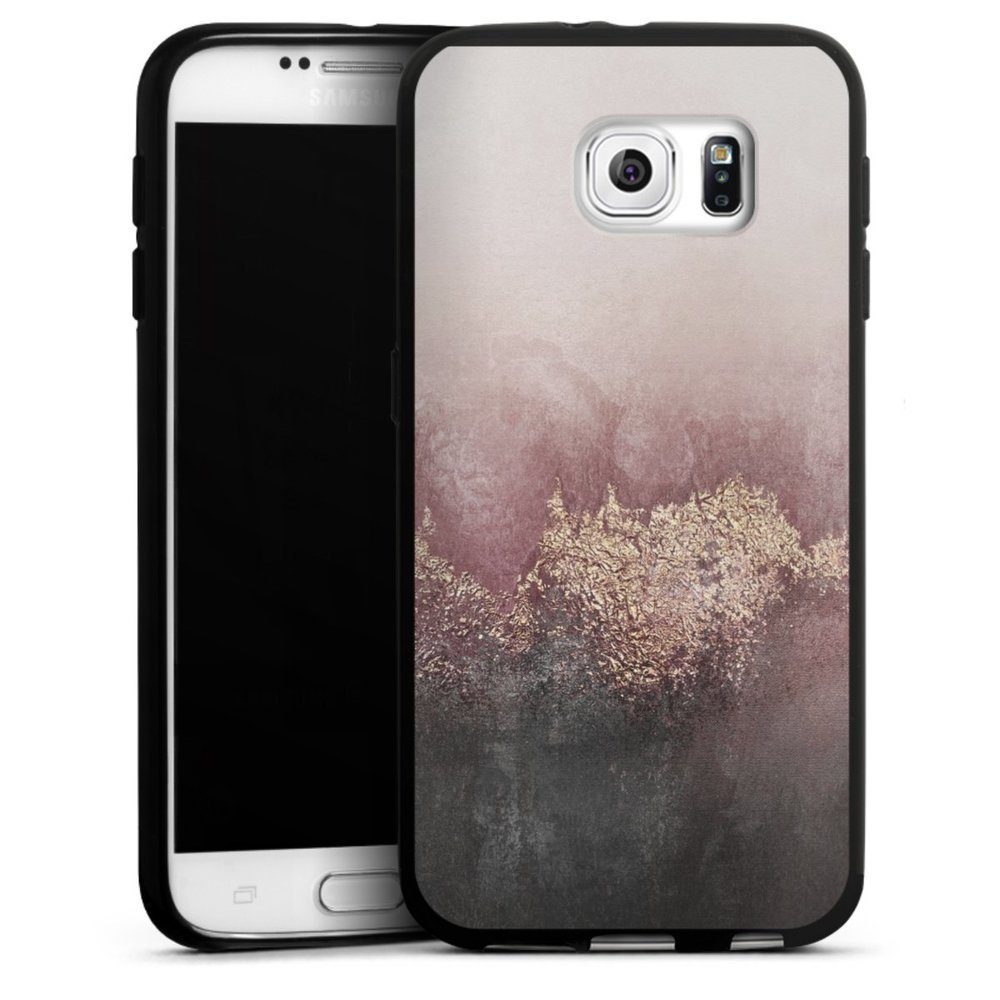 Deindesign Handyhülle Pink Sky Dust Glitter Look Samsung Galaxy S6