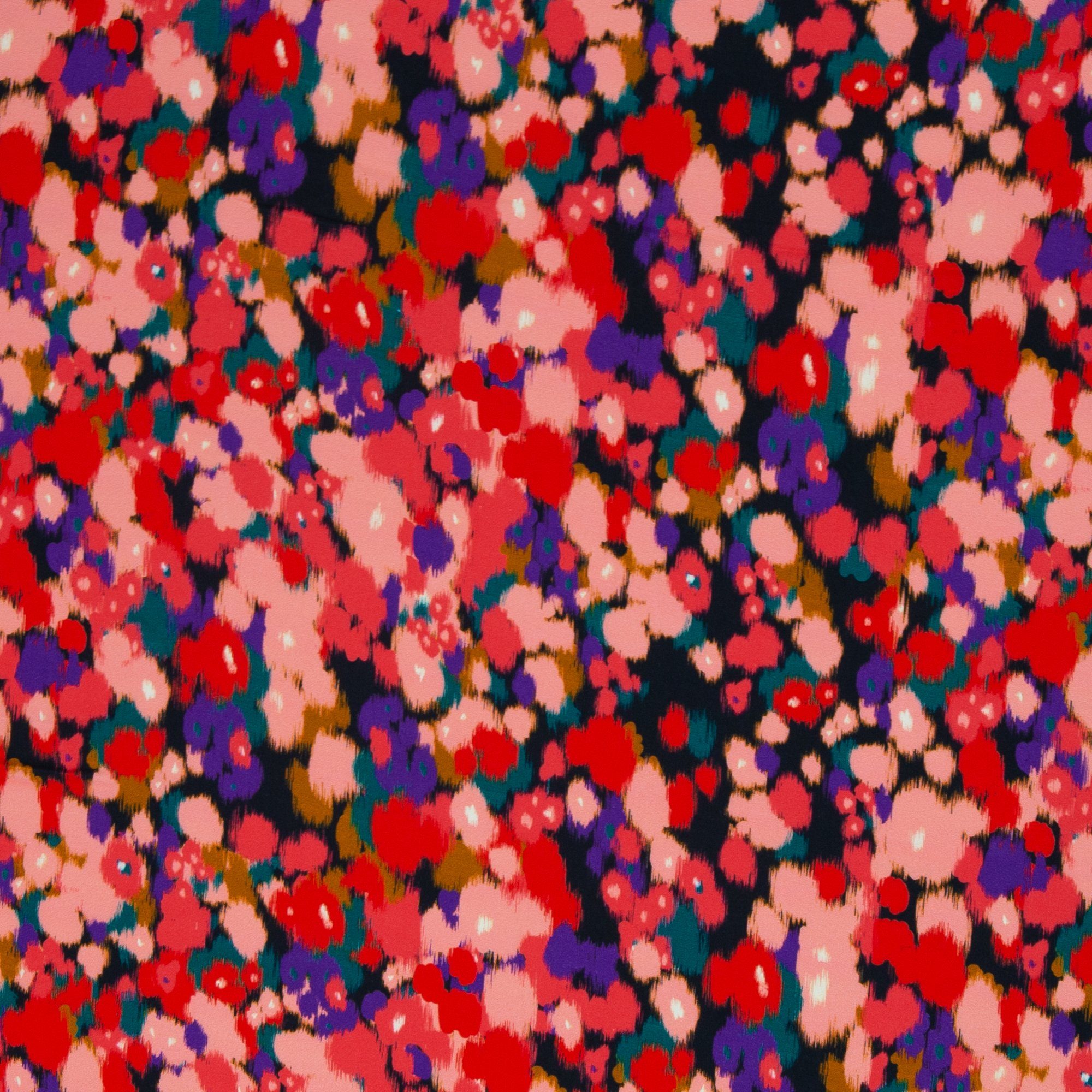Larissastoffe Stoff Viskose Stoff Viskose Meterware Blüten Batik