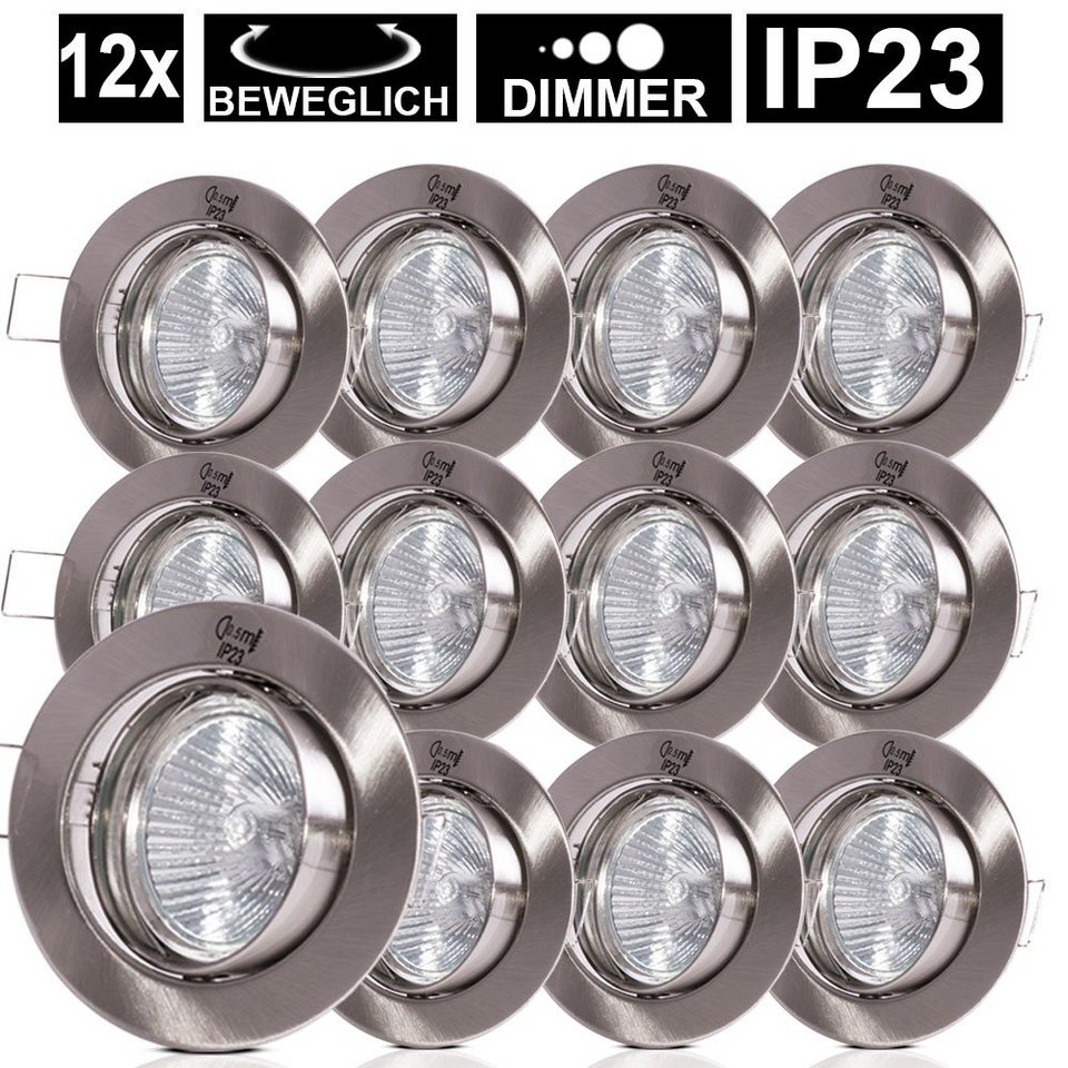 Etc Shop Led Einbaustrahler 12er Set Einbau Lampen Gäste Zimmer