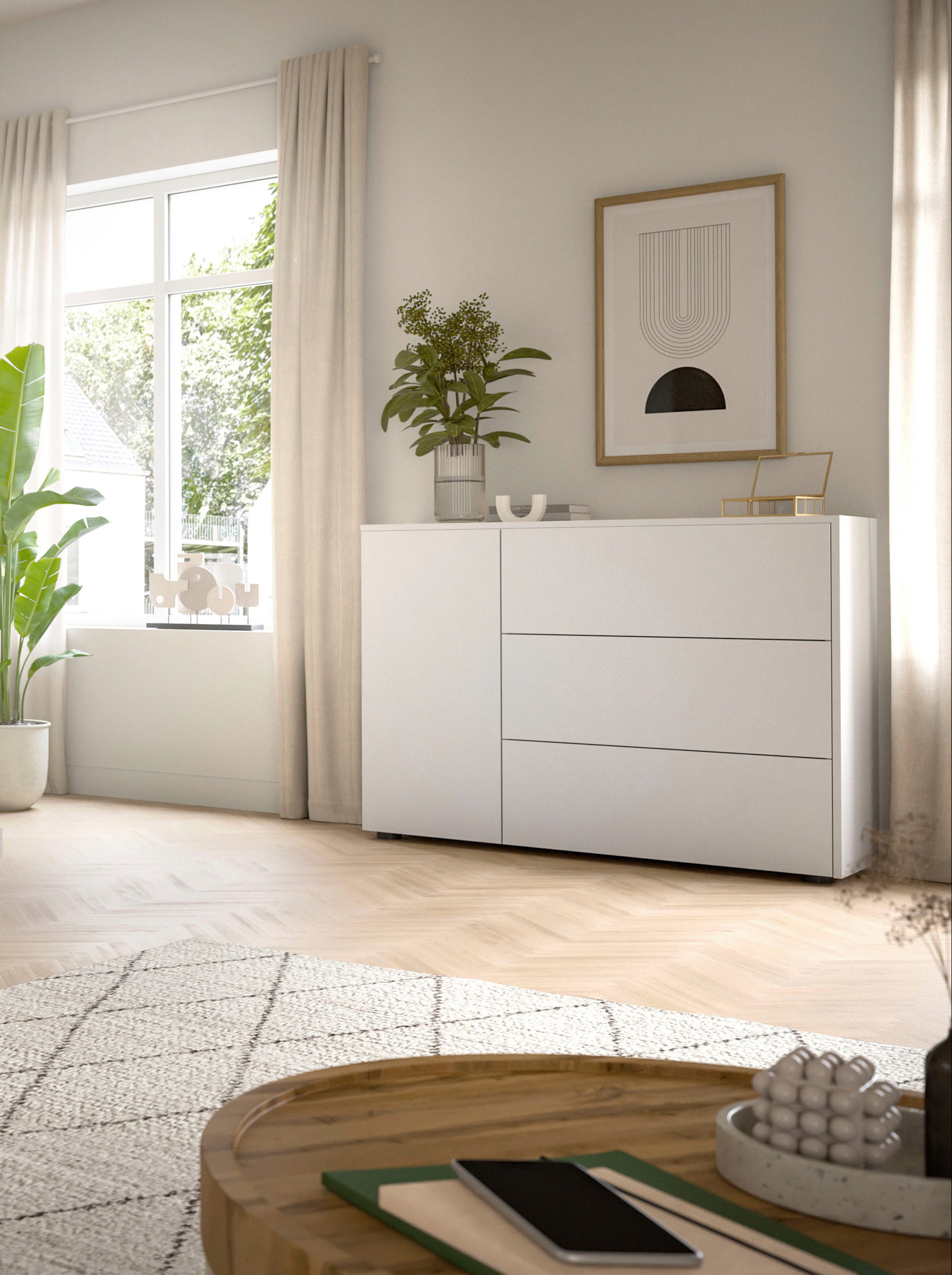 Inosign Sideboard Zolder Breite 105 Cm Push To Open 1 Tür 3