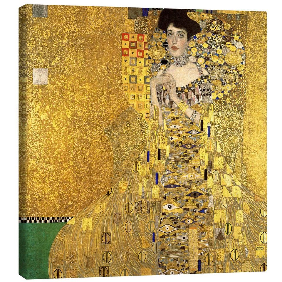 Posterlounge Leinwandbild Gustav Klimt Adele Bloch Bauer Wohnzimmer