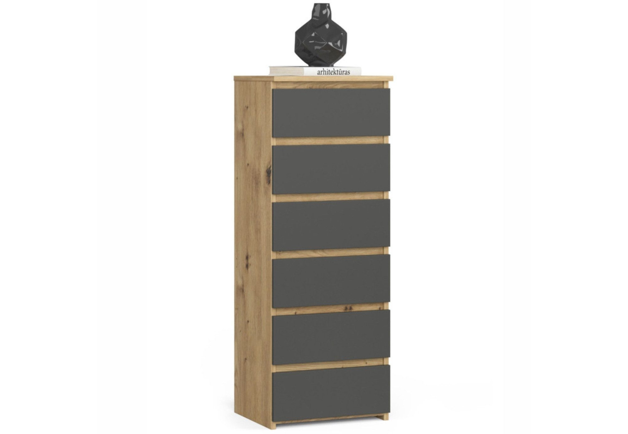 Home Collective Kommode 40 cm breit Holz Highboard Sideboard für Flur ...