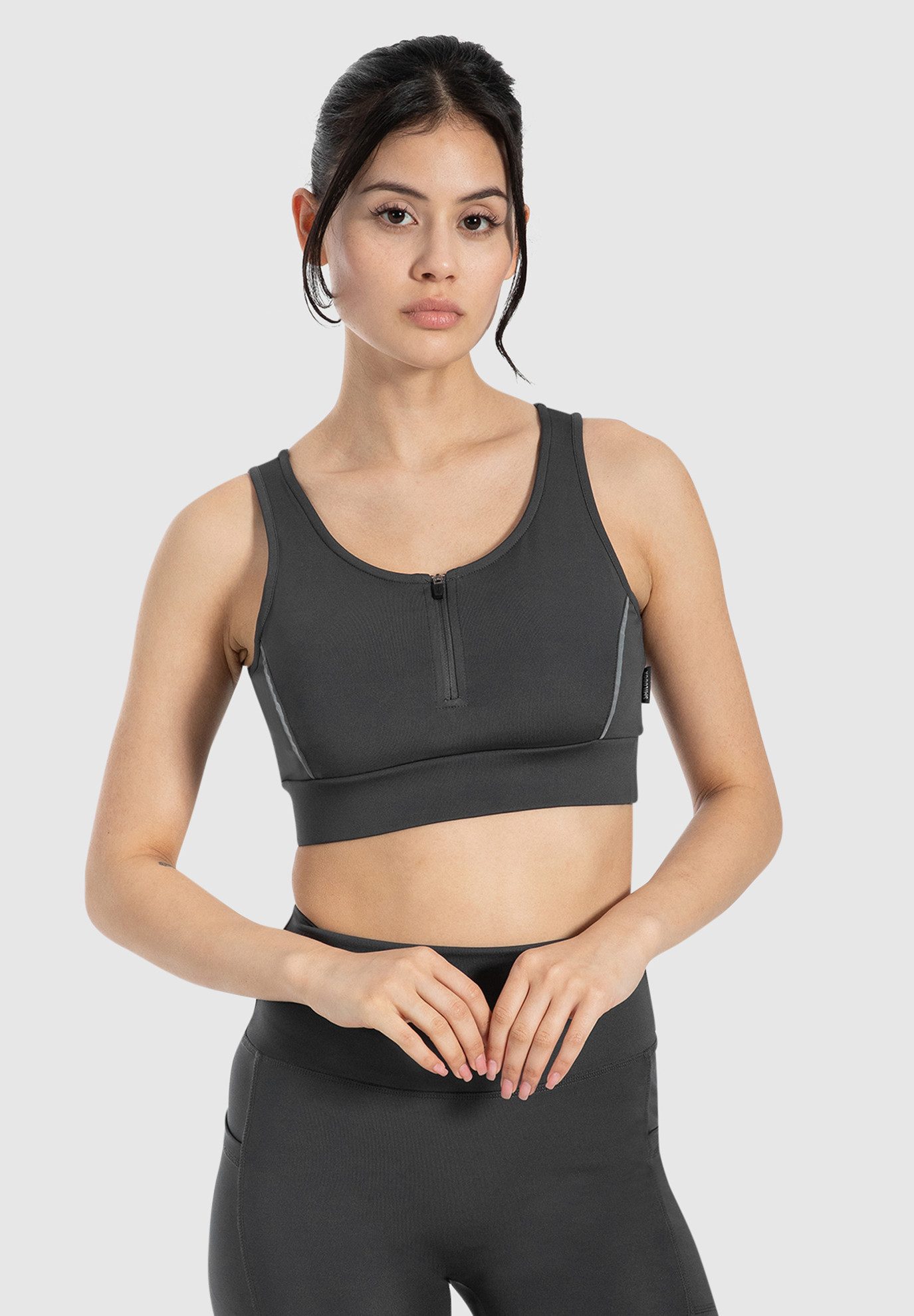 Smilodox Sport-BH Kathi, Bra mit Zip-Front, integriertem Cup ...
