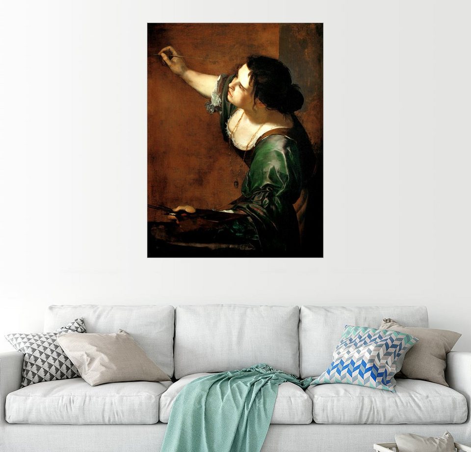 Posterlounge Wandbild Premium Poster Artemisia Gentileschi Als