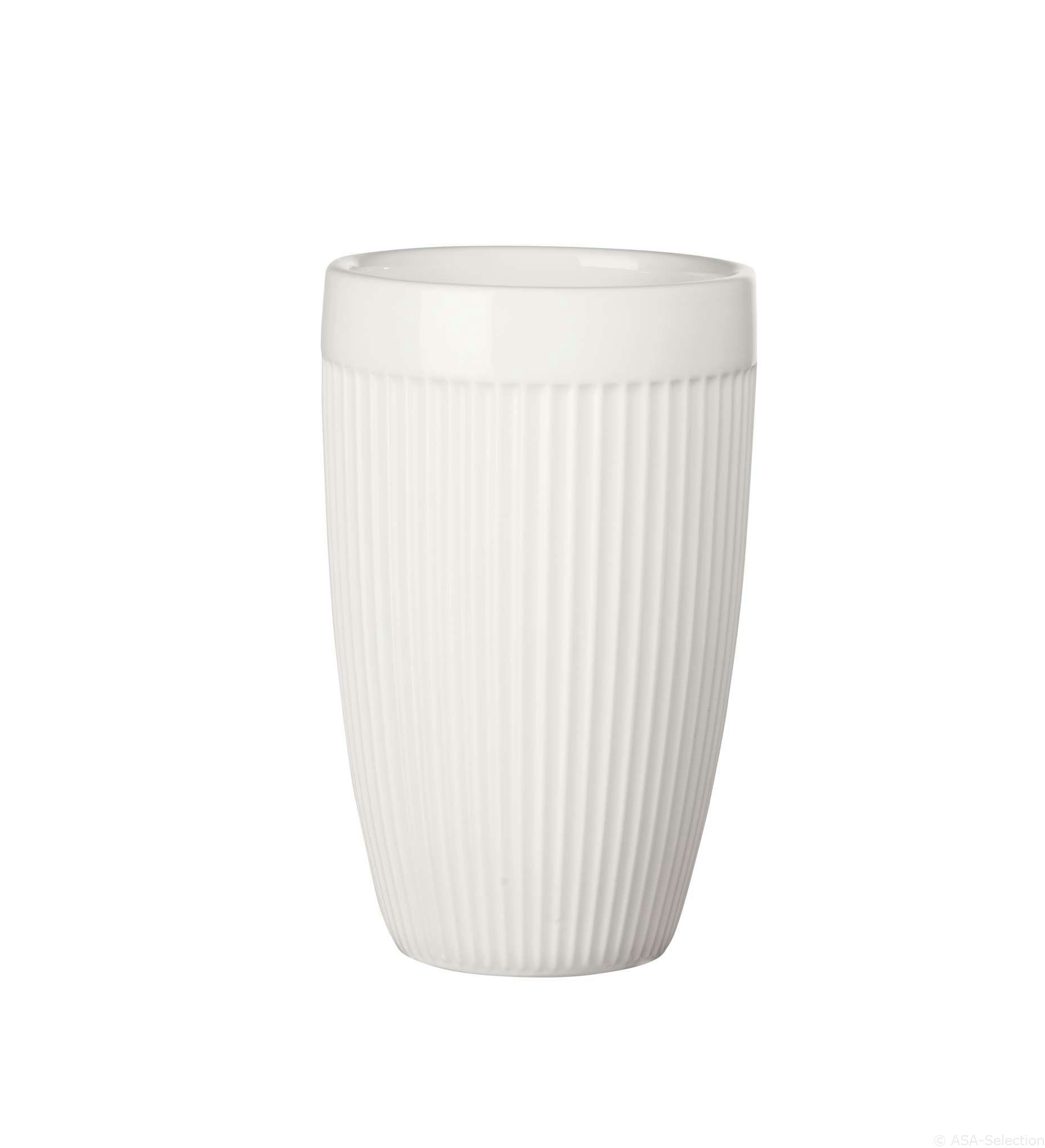 Asa Selection Tasse Asa Selection Carve Vase Natur Beige Fine Bone China