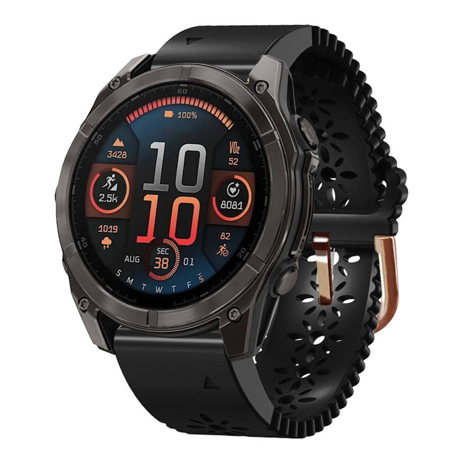 Wigento Smartwatch Armband Für Garmin Fenix 8 Amoled 43mm