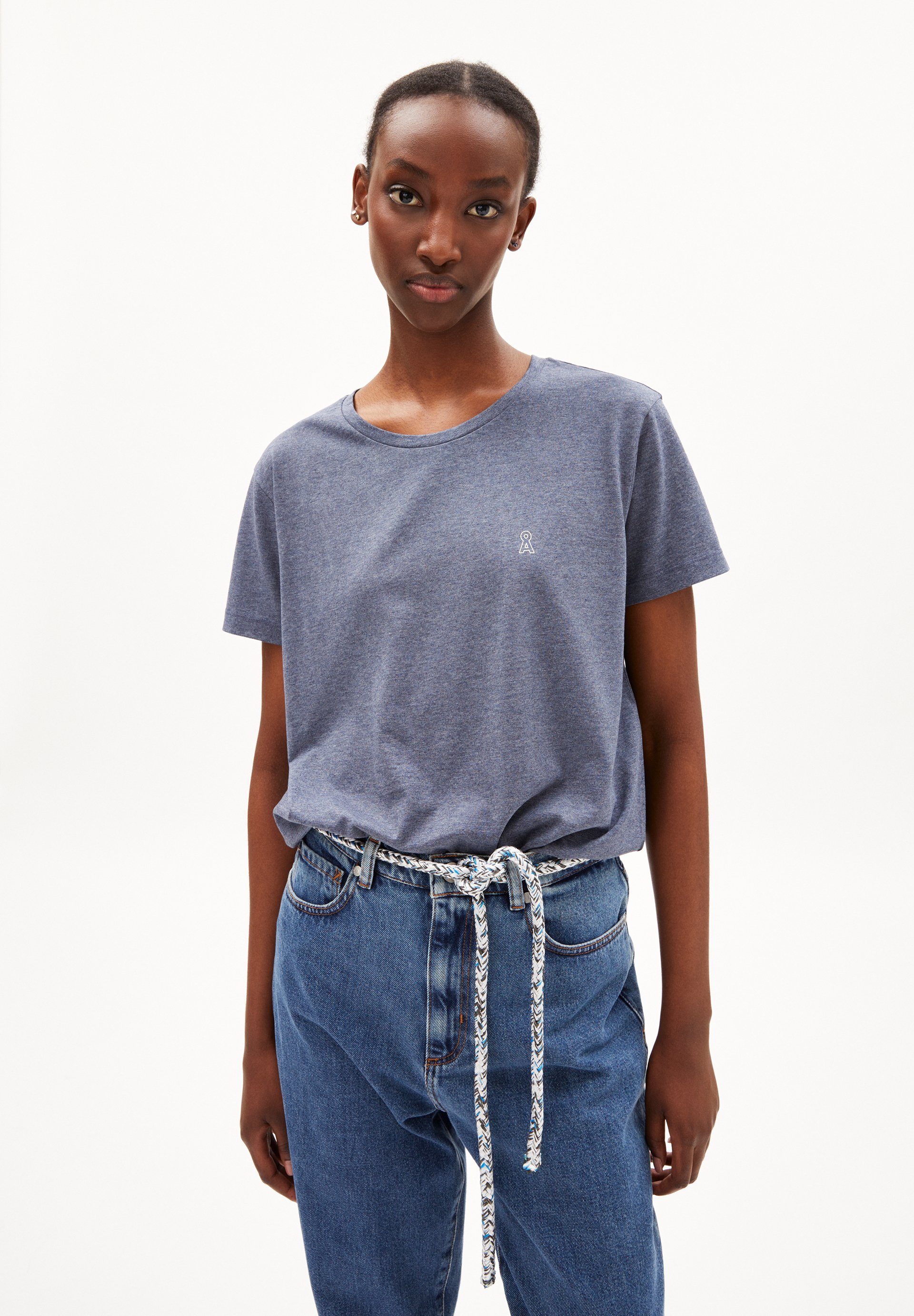 Armedangels T Shirt Deaah Iconic Damen 1 Tlg T Shirt Relaxed Fit Aus