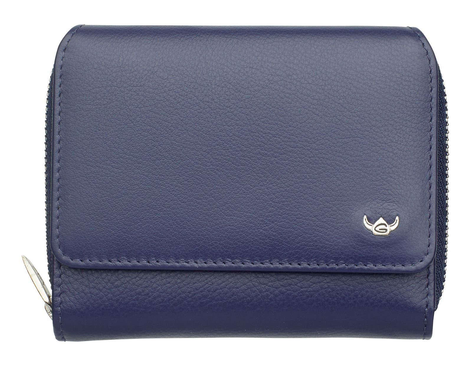 Golden Head Geldbörse Zipped Billfold Coin Wallet, aus echtem Leder mit ...