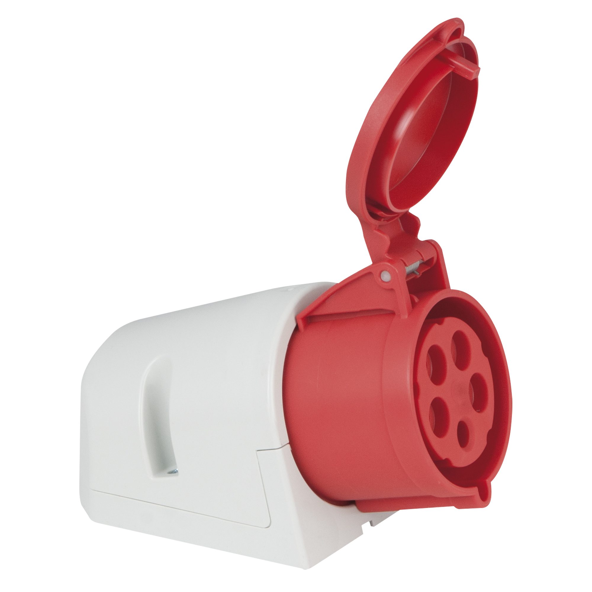 PCE CEE-Stecker PCE CEE 32 A/400 V 5P Wallmount - female Rot - IP44