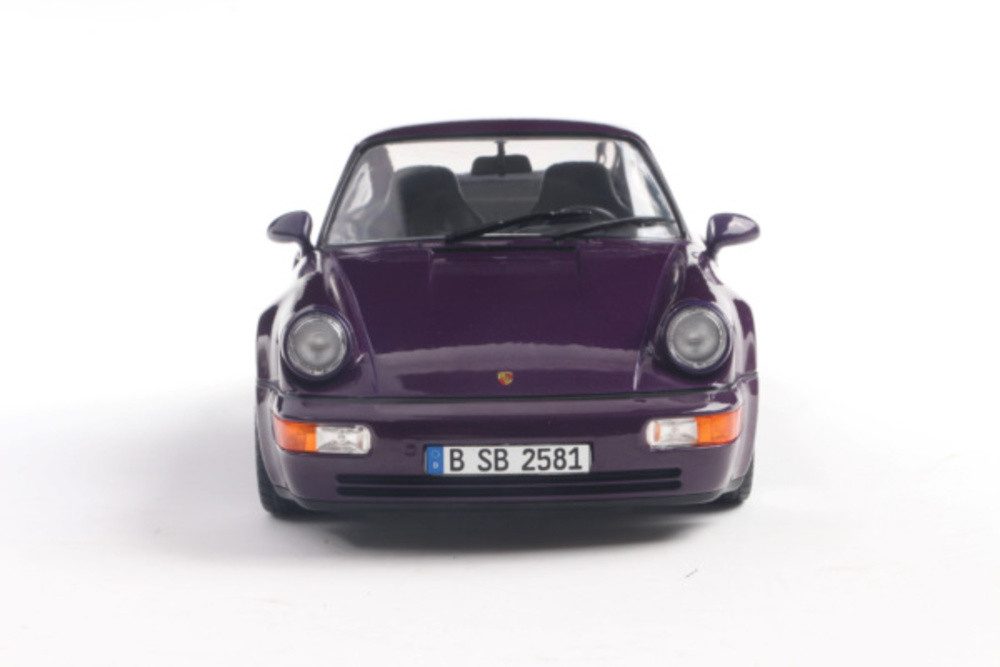 Solido Modellauto Porsche 911 (964) Turbo 1990 lila metallic, Maßstab 1 ...