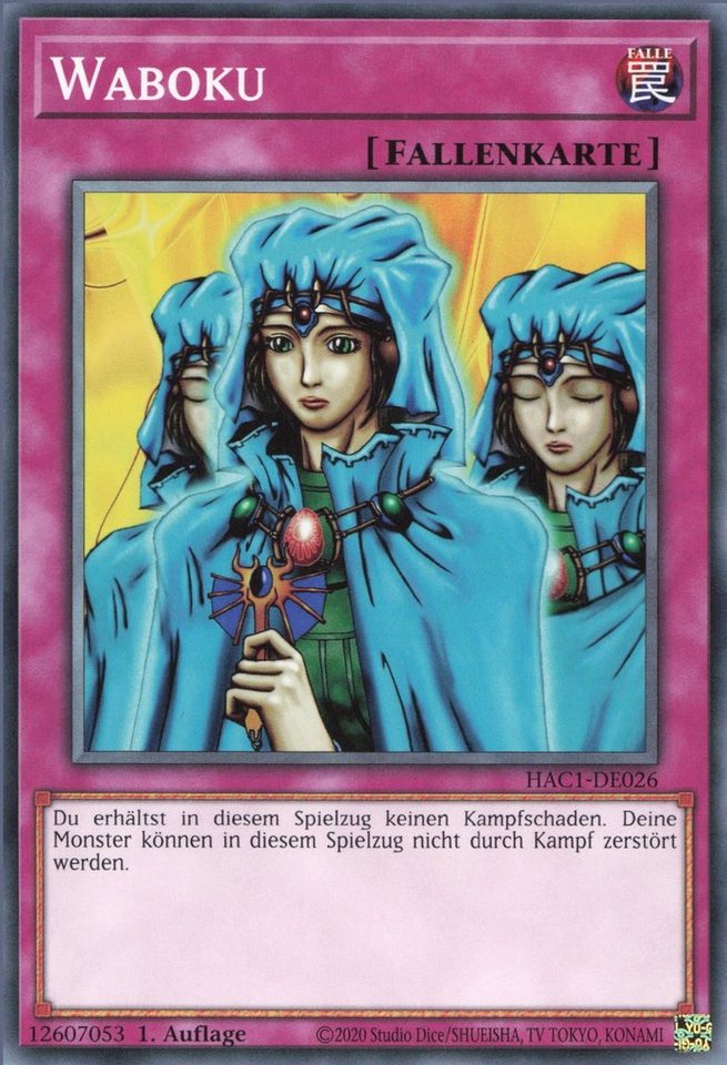 Recollectibles Sammelkarte Yugioh Karte Waboku V 1 Deutsch Yu Gi Oh