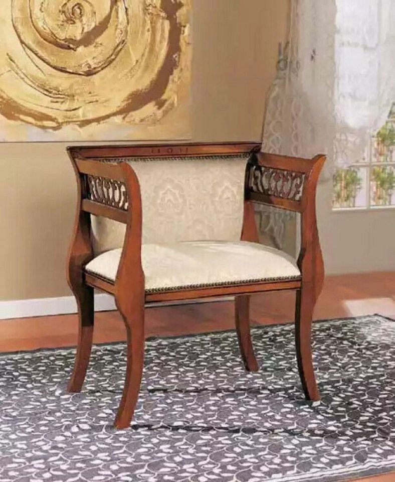Jvmoebel Stuhl Sessel Designer Luxus Sitz Polster Stoff Polstersessel