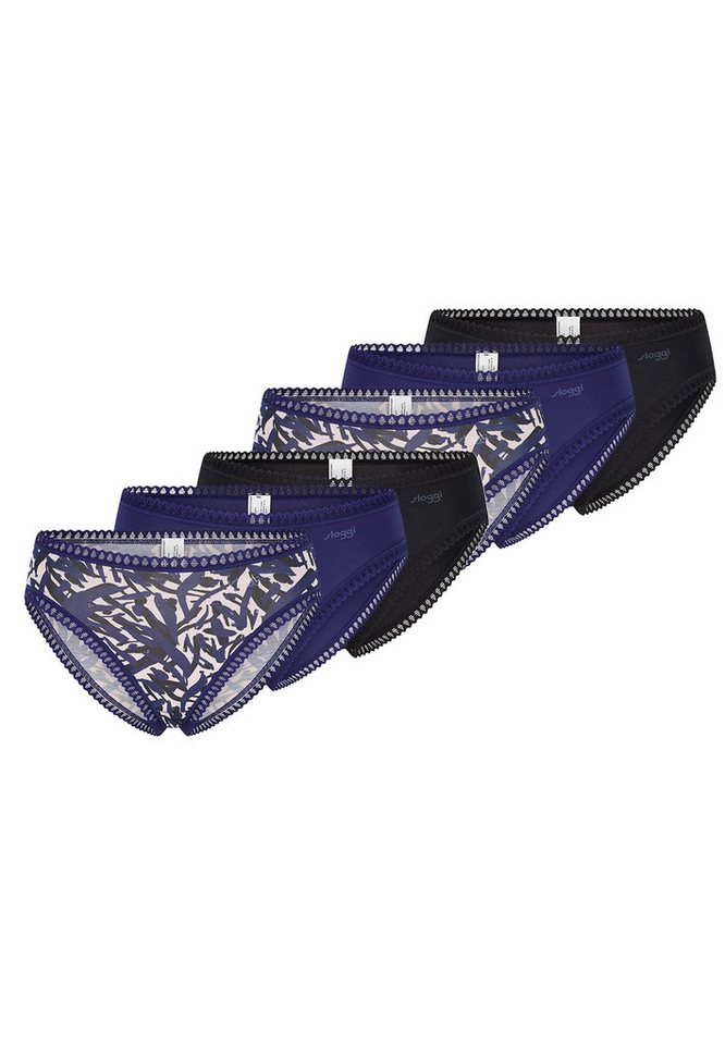 Sloggi Midislip 6er Pack Go Crush Spar Set 6 St Slip Baumwolle