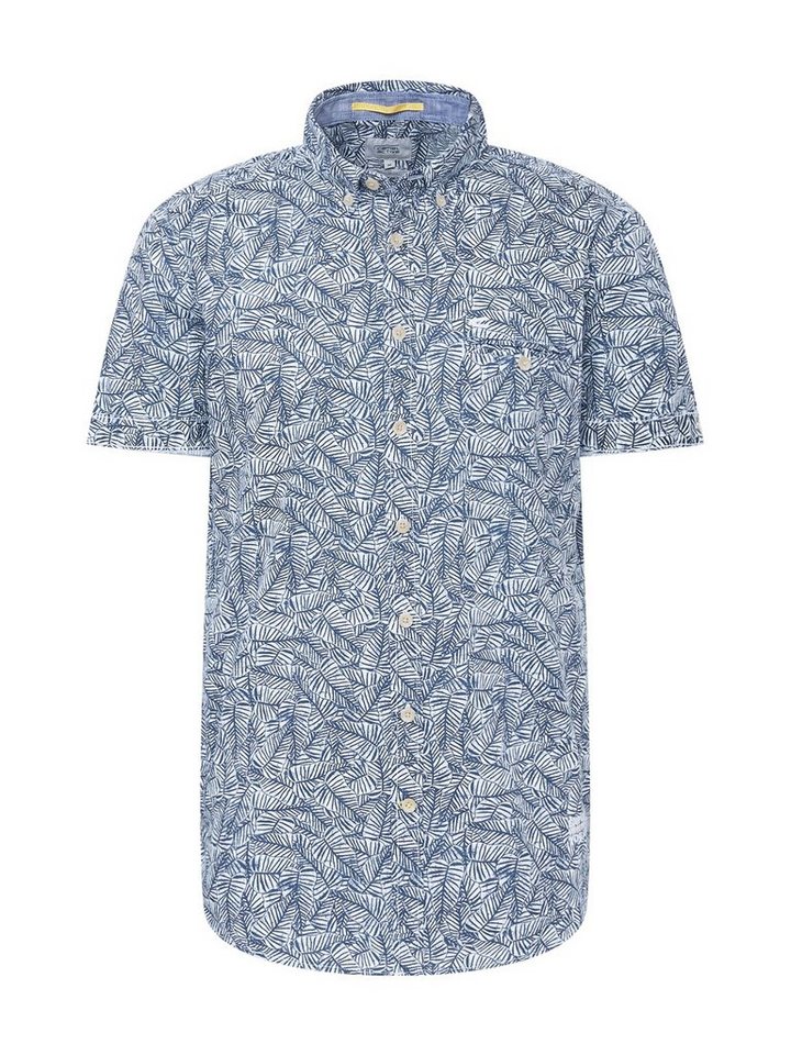Camel Active Kurzarmhemd Mit Allover Print Button Down All Over Muster