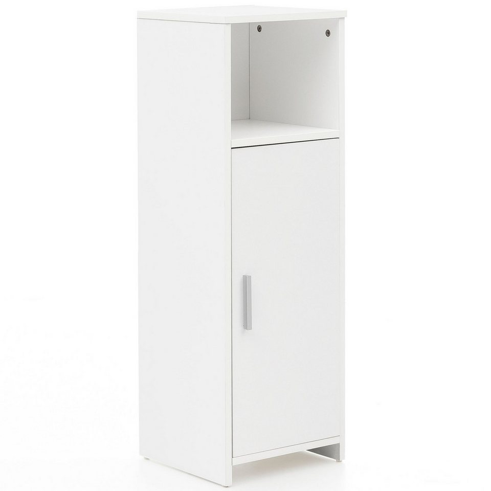 Kadima Design Badkommode Badschrank 30 X 955 X 30 Cm Weiß Holz Mit Tür