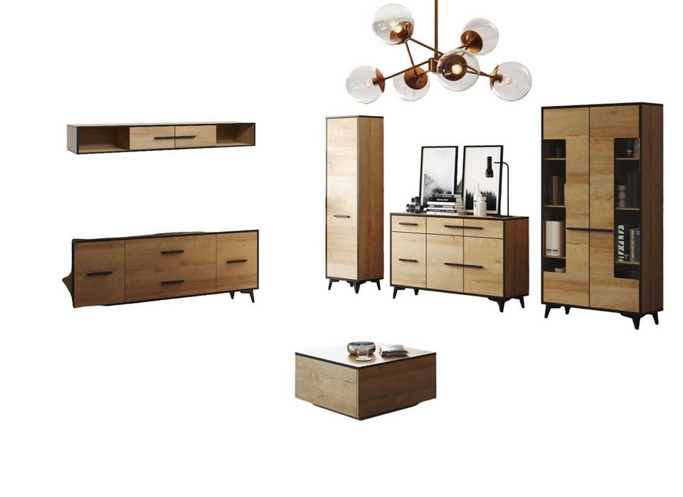 Xlmoebel Wohnzimmer Set Wohnzimmermöbel Set Mit Tv Schrank Regal Und
