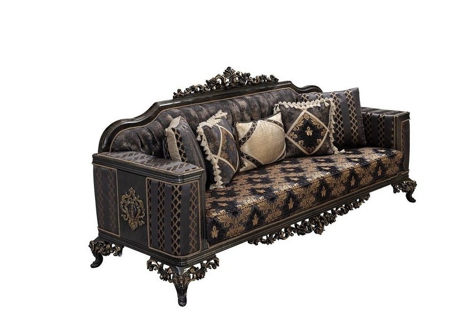 Jvmoebel Sofa Chesterfield 3 Sitzer Designer Sofa Luxus Polster Sofas