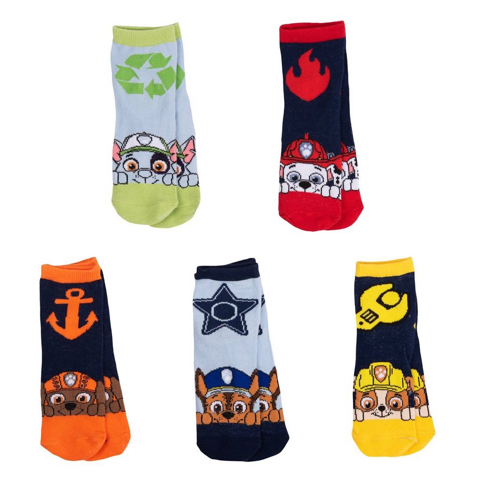 United Labels® Socken Paw Patrol Socken Für Jungen Kindersocken Bunt