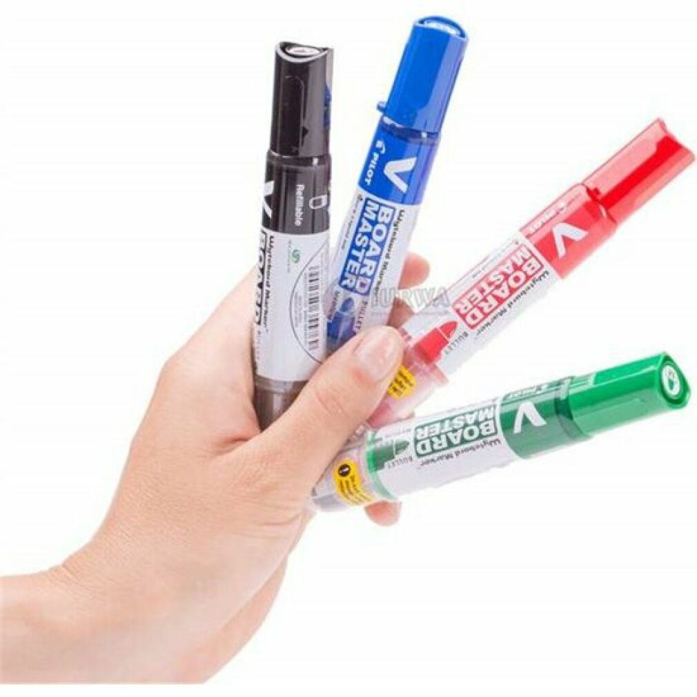 PILOT Marker Whiteboard-Marker V Board Master Pte Ogive mittel, Schwarz ...