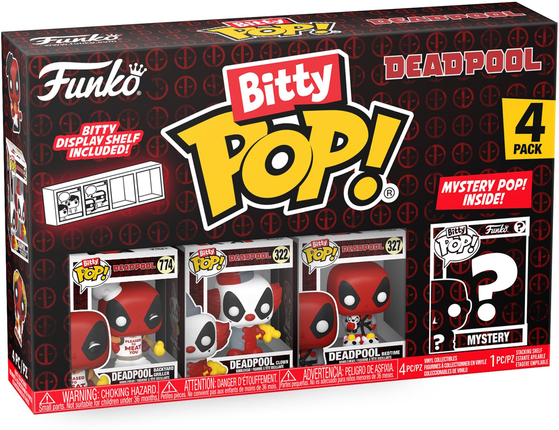 Funko Spielfigur Deadpool Backyard Griller Clown Bedtime Bitty Pop!