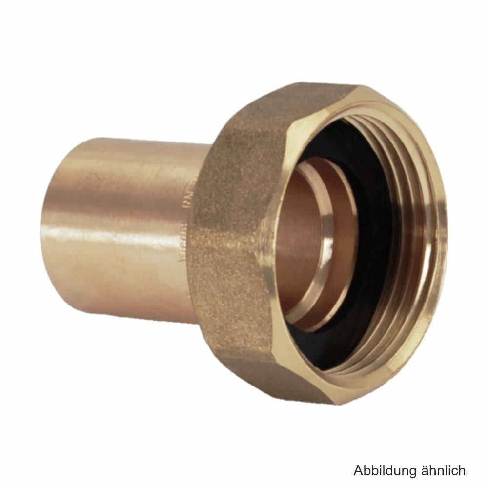 Viega Wasserrohr Viega Sanpress Verschraubung,Rotguss,flachd.,Einsteckende,Mod.2264,28m