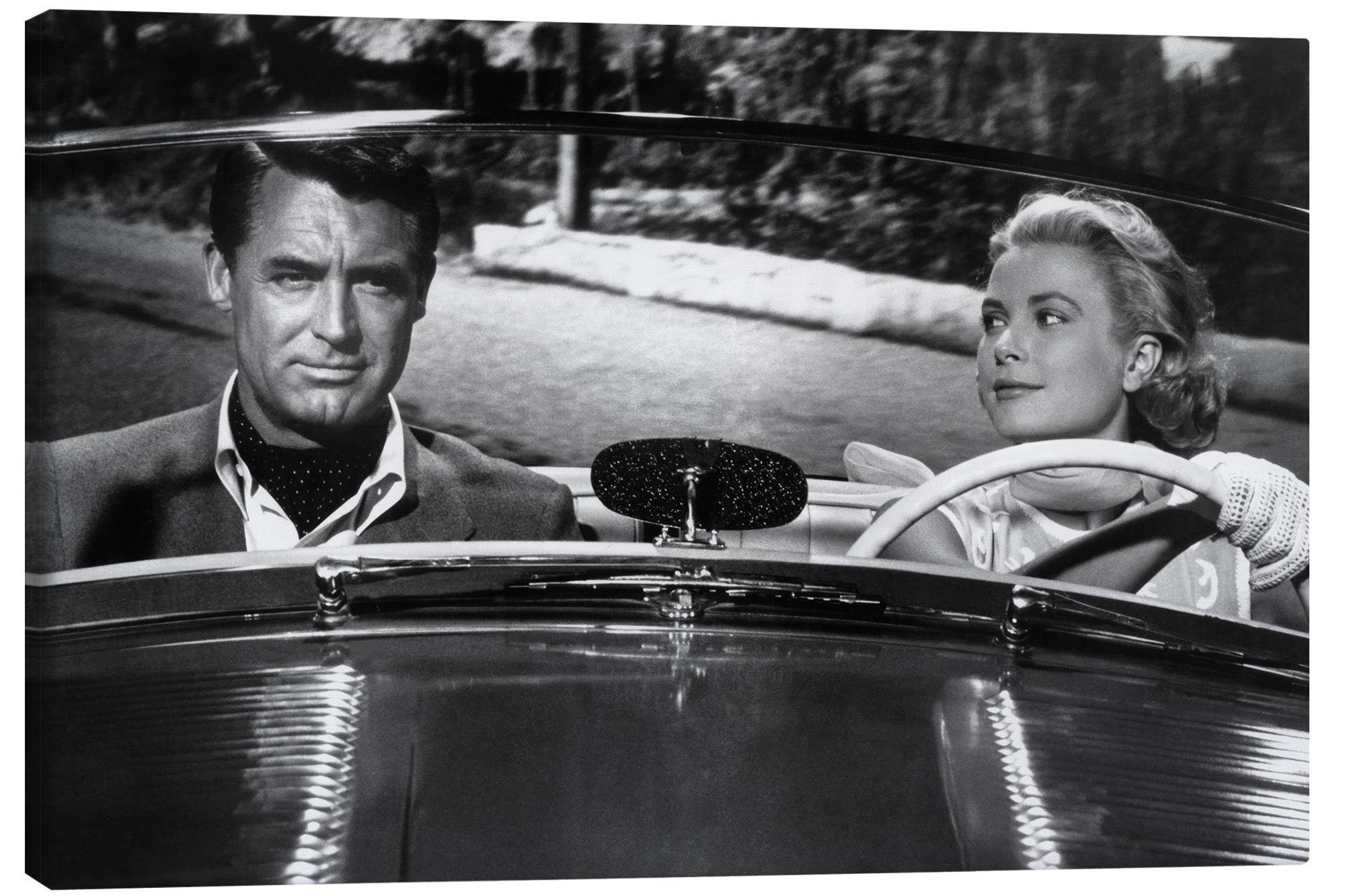 Posterlounge Leinwandbild Bridgeman Images Cary Grant Und Grace Kelly