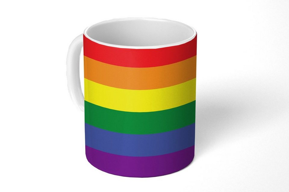 Muchowow Tasse Regenbogen Liebe Stolz Keramik Kaffeetassen