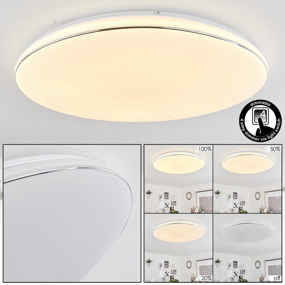 Hofstein Deckenleuchte Scarzara Dimmbare Deckenlampe Aus Metall