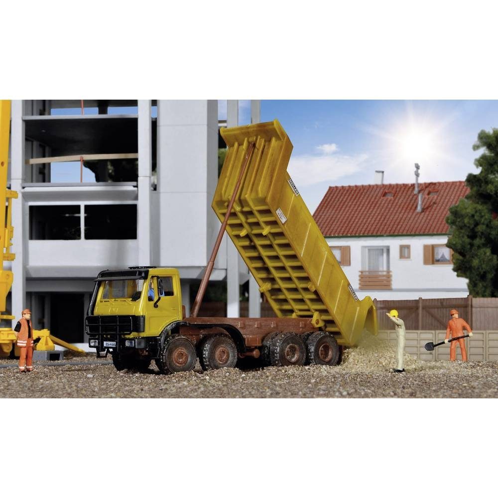 Kibri Modelleisenbahn-Straße H0 Mercedes Benz Meiller Kipper, Kibri-Bausatz