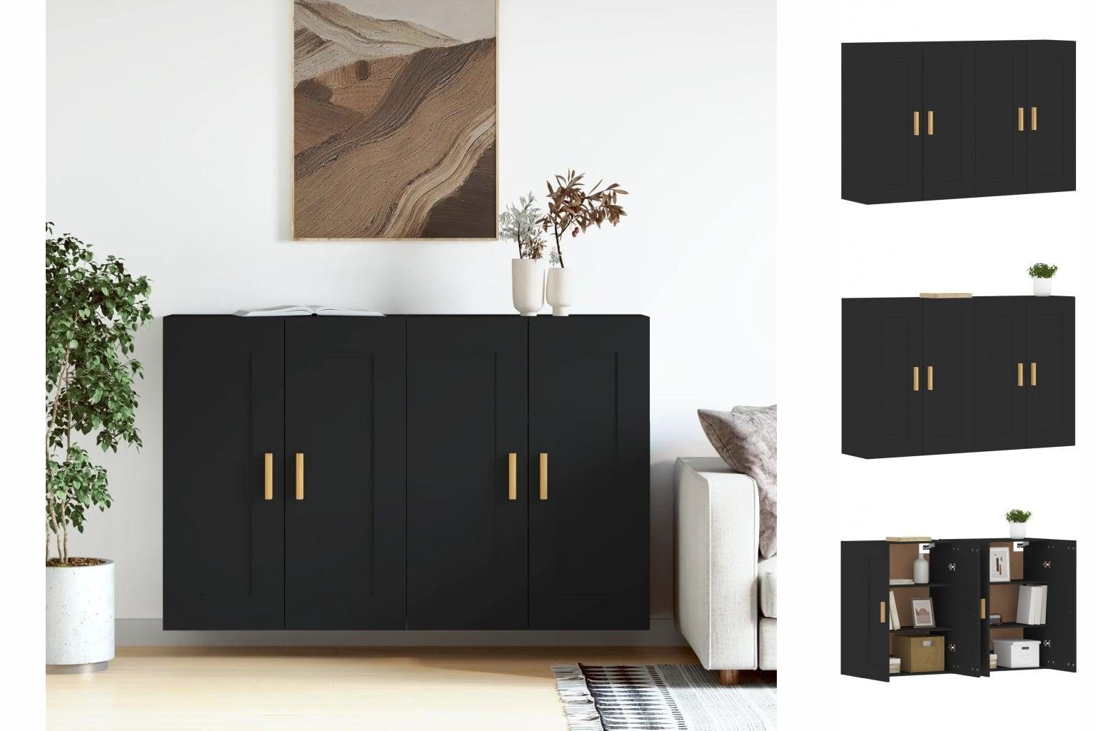 Vidaxl Sideboard Kommode Schrank Sideboard Wohnzimmerschrank 2 Stk