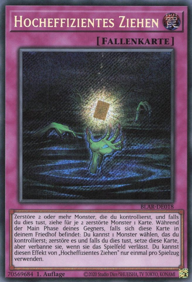 Recollectibles Sammelkarte Yugioh Karte Hocheffizientes Ziehen Deutsch