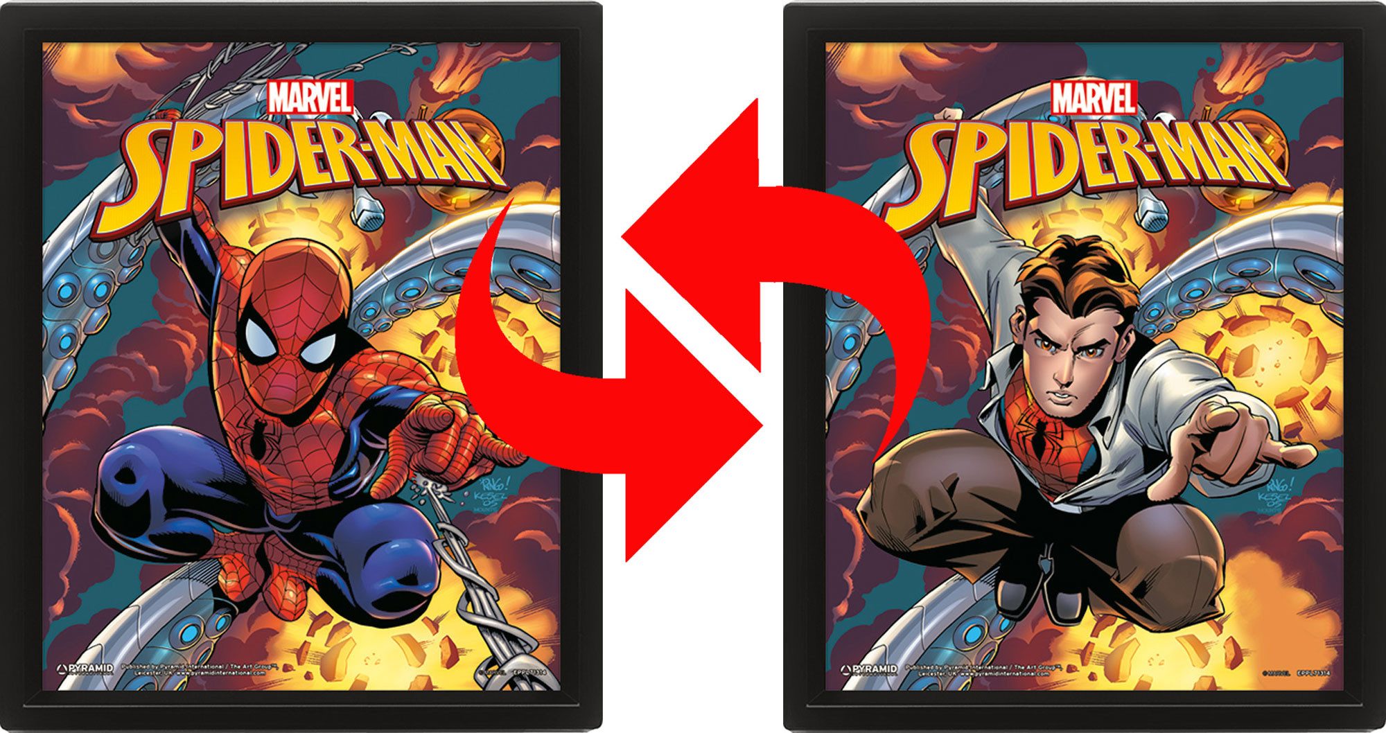 Poster Marvel - 3D Poster A4 - Spider-Man, Print