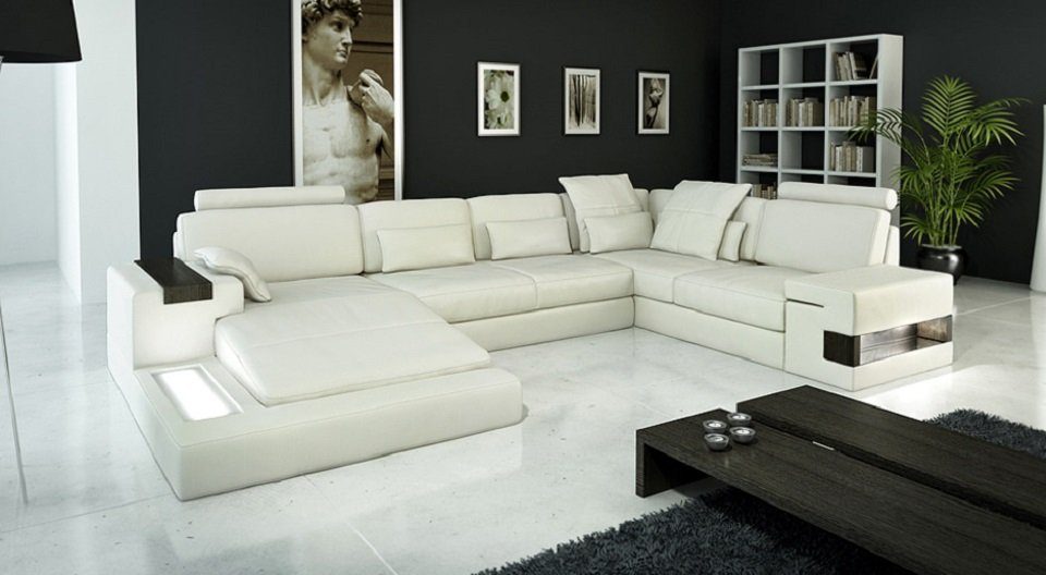 Jvmoebel Ecksofa U Form Sofa Couch Polster Wohnlandschaft Design