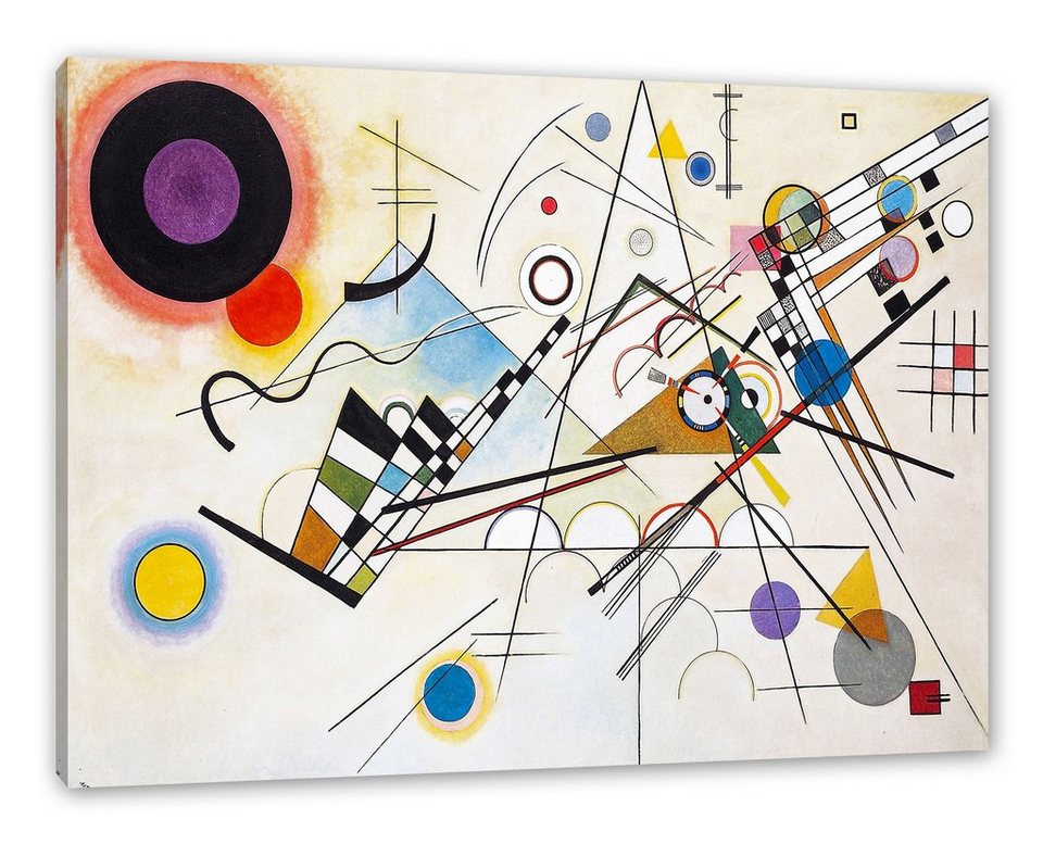 Pixxprint Leinwandbild Wassily Kandinsky Komposition Wassily