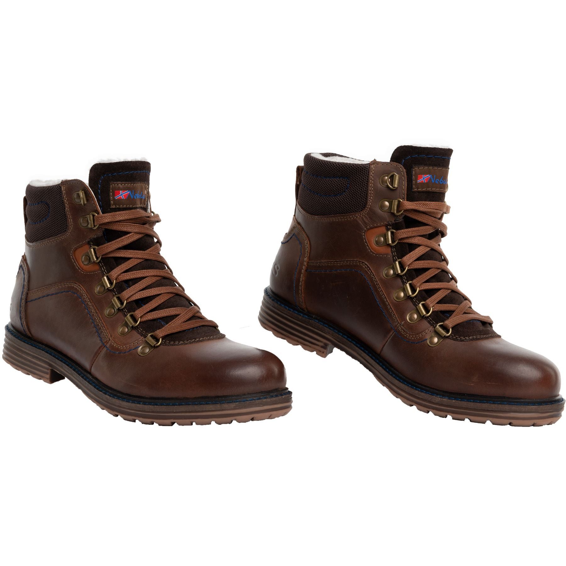 Nebulus TOWER, P5881 - Herren, hellbraun-blau, 45 Winterstiefel