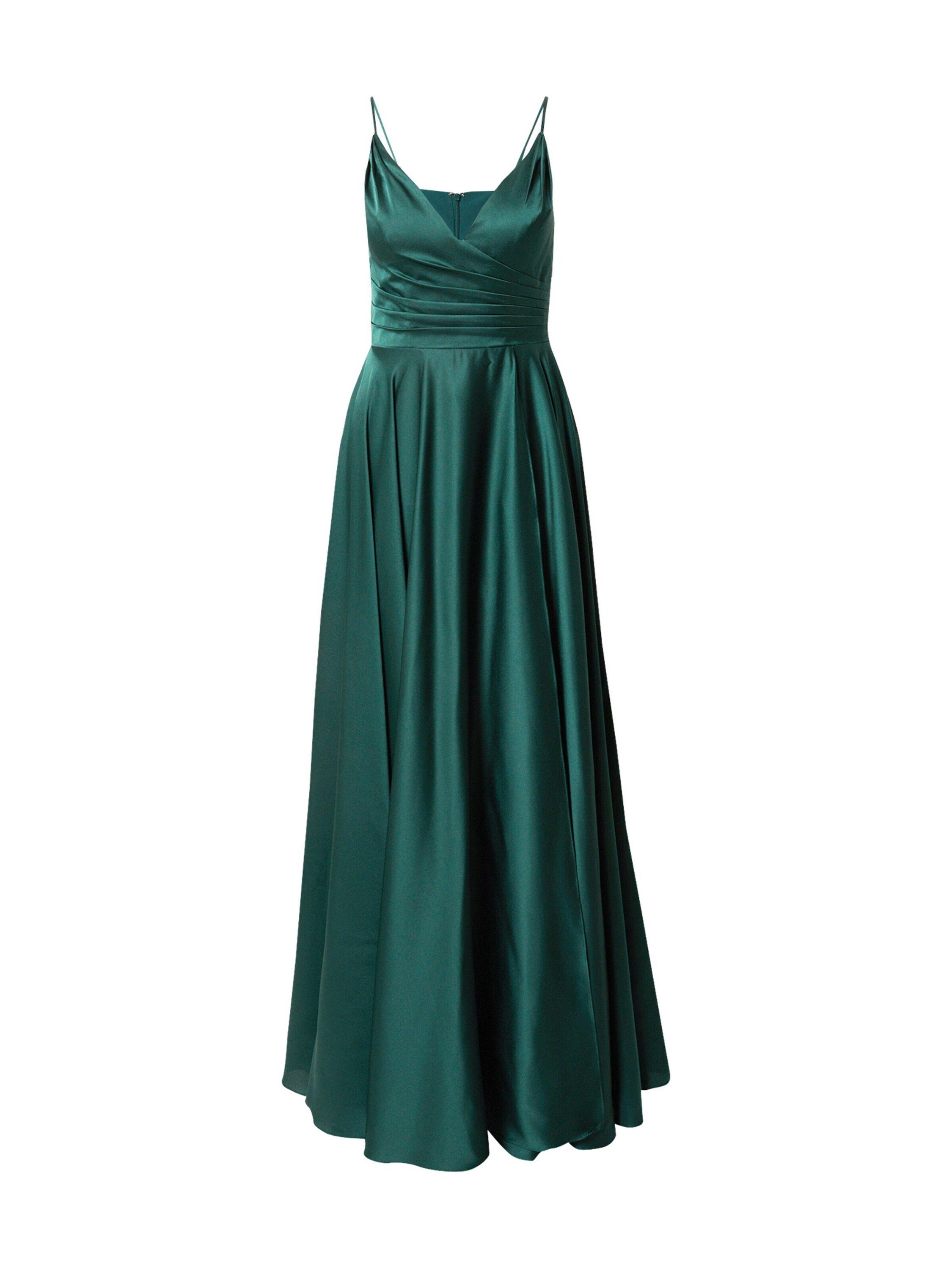 Mascara Abendkleid 1 Tlg Falten Wickel Design Tiefer Ausschnitt