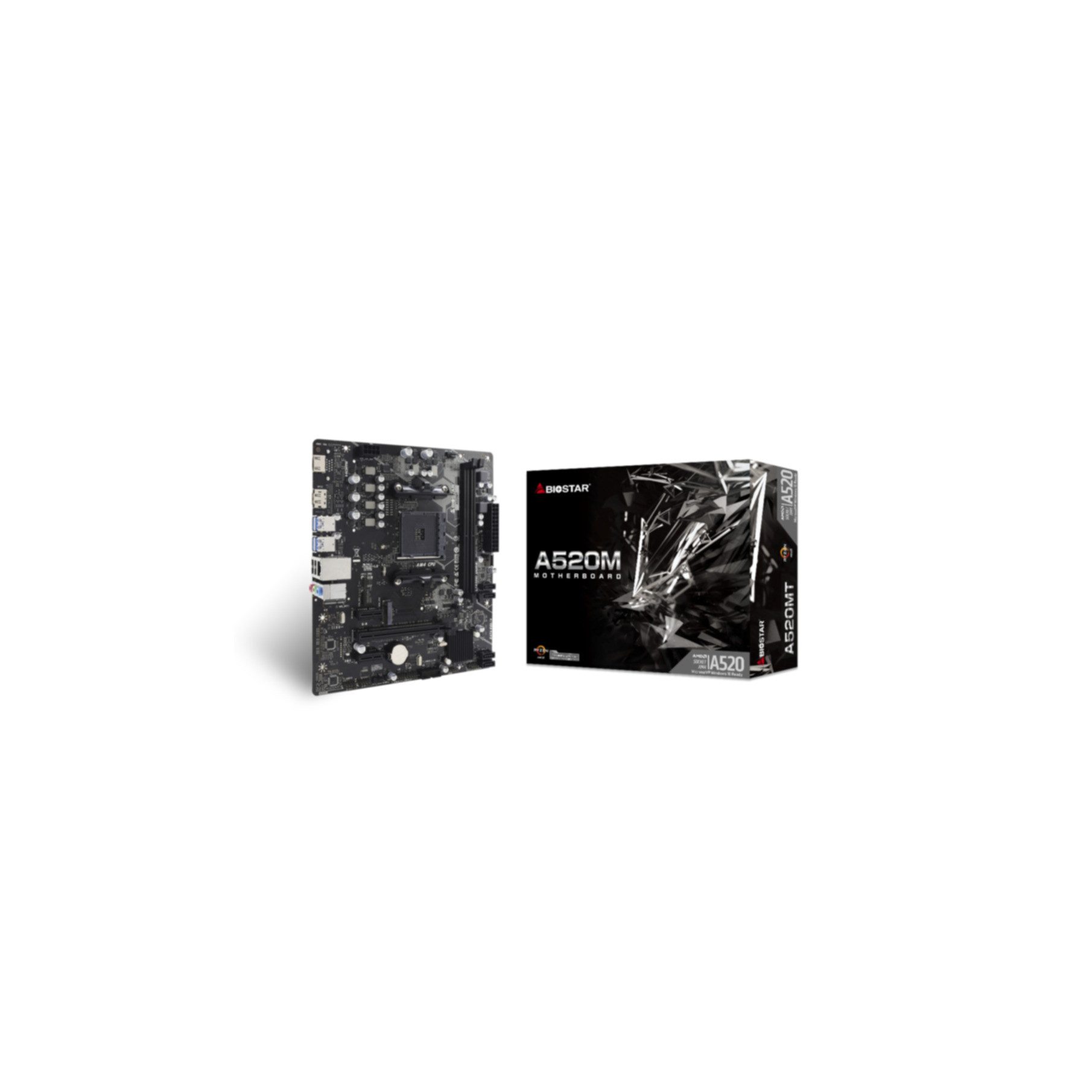 Biostar A520MT Mainboard, Formfaktor: micro ATX