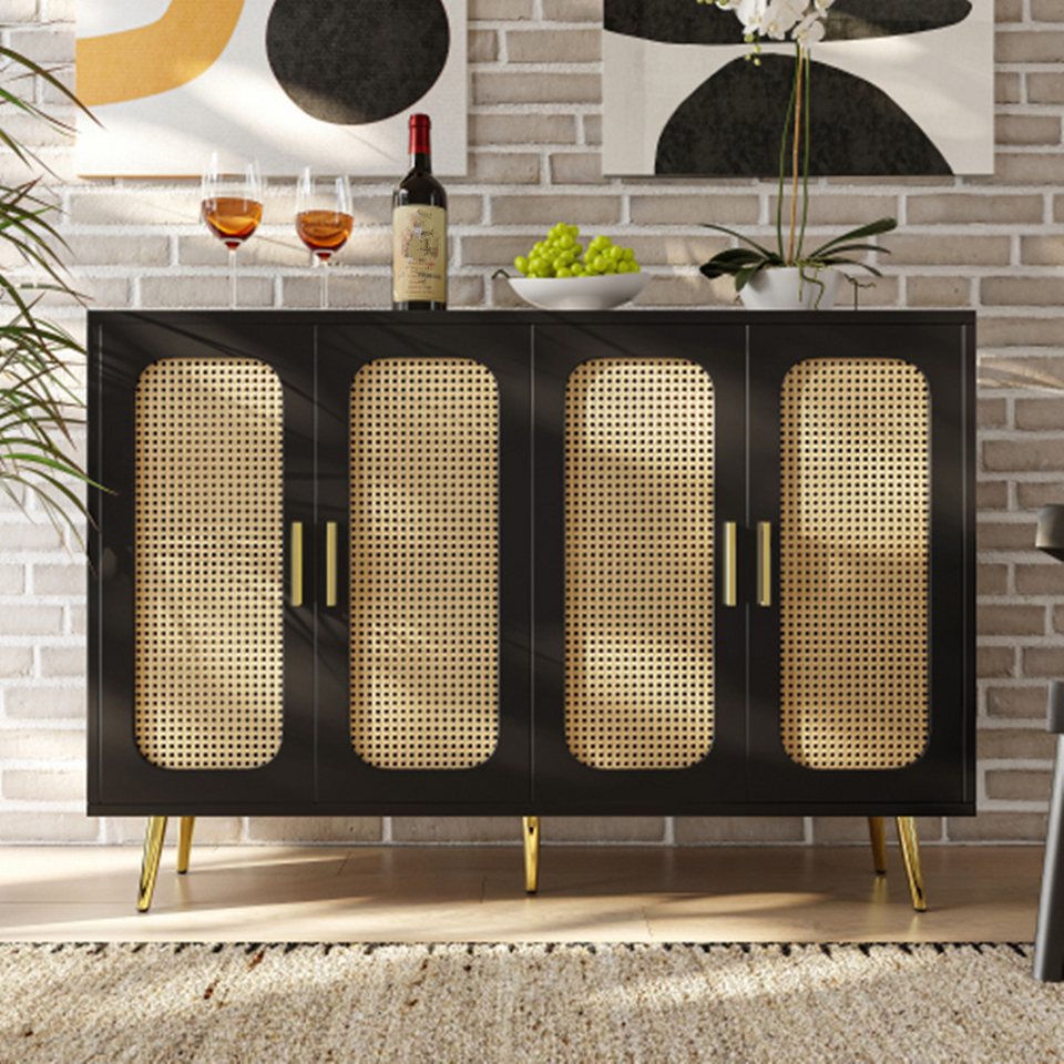 Xdeer Sideboard Sideboardkommode Seitenwand Aufbewahrungsschrank Aus