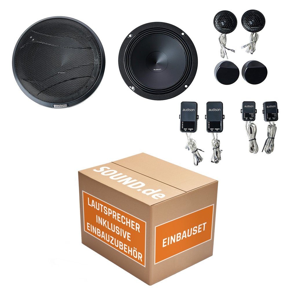 SOUND.de APK-165 Lautsprecher System Einbauset Ford Transit Front Heck Auto-Lautsprecher (Max)