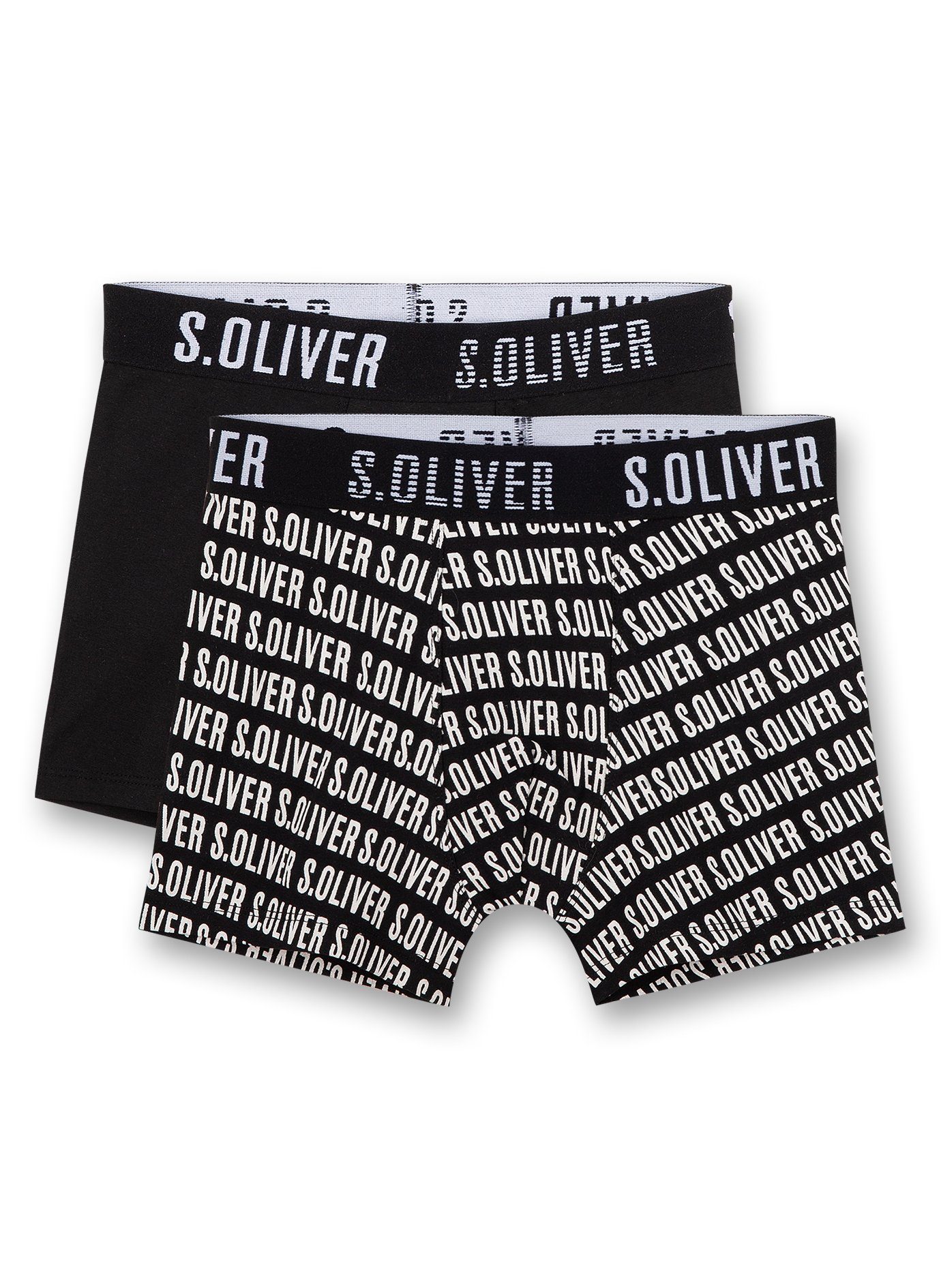 s.Oliver Boxer (Set, 2-St., 2er-Pack), Mit Sportivem Webbund