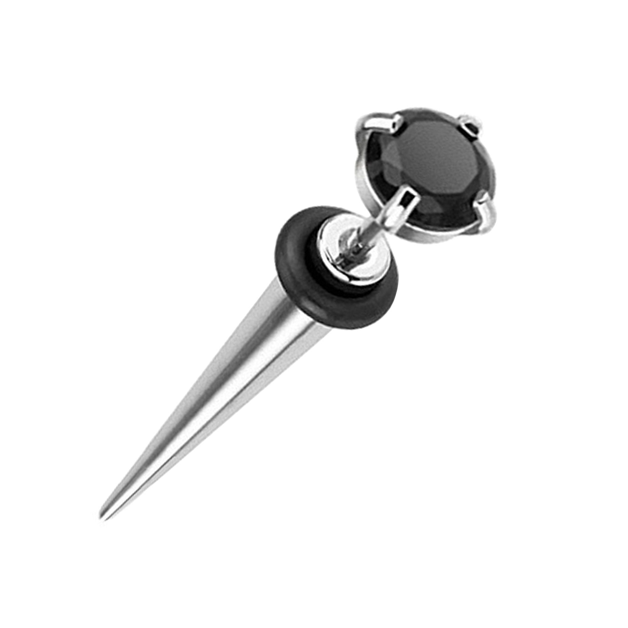 ᐅ Taffstyle Piercing-Set Piercing Dehstab Taper mit Kristall, Ohrring ...