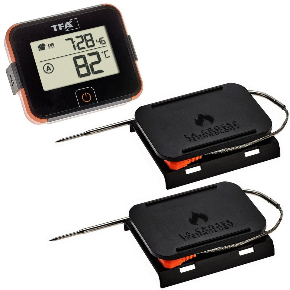 TFA Dostmann Grillkamin BBQ-Thermometer-Sender, Thermometer für ... TFA Dostmann Grillkamin BBQ-Thermometer-Sender, Thermometer für ...
