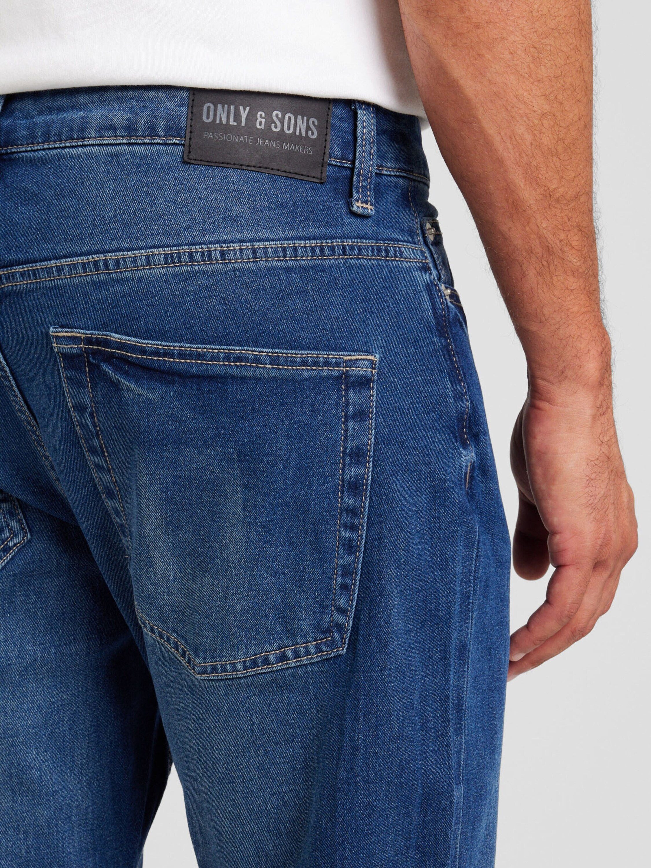 ONLY & SONS Regular-fit-Jeans ONSWEFT (1-tlg), Waschungseffekt