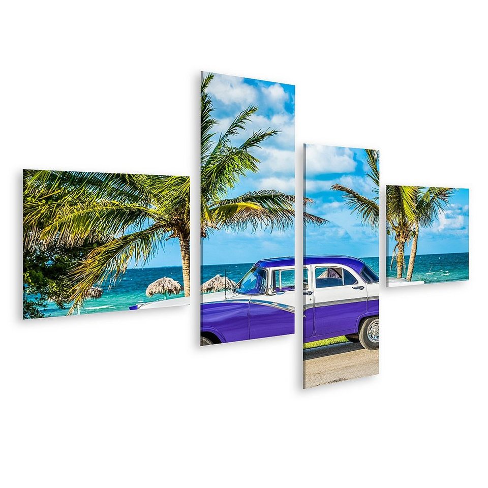 Islandburner Leinwandbild Bild Auf Leinwand Hdr Geparkter