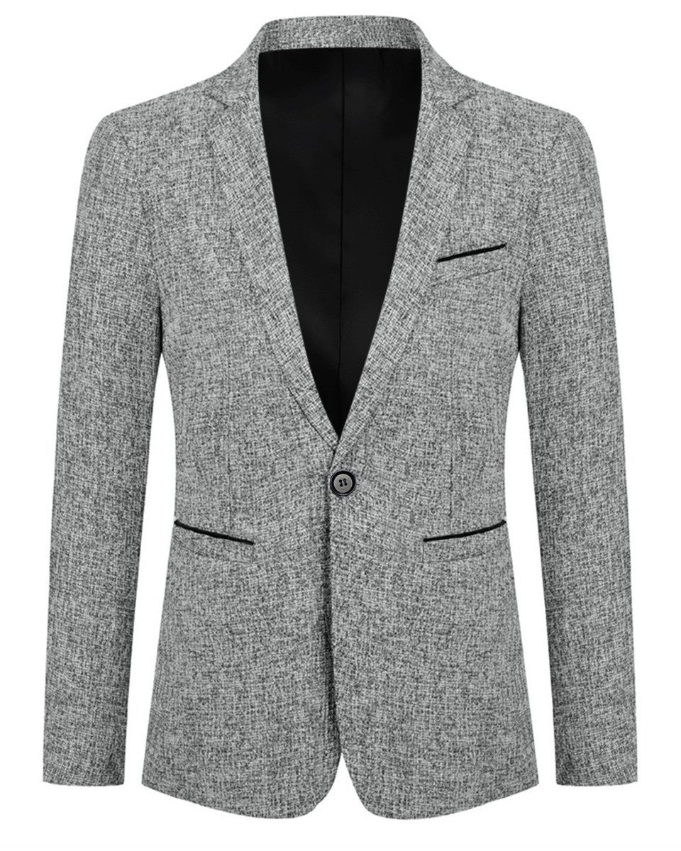 Allthemen Sakko Herren Sportliches Sakko im Slim Fit