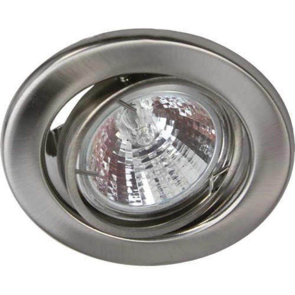 Heitronic Einbauleuchte Einbaustrahler Chrom Matt Max 35w Mit Alu