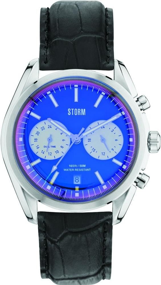 STORM Chronograph TREXON LAZER BLUE LEATHER Herrenchronograph