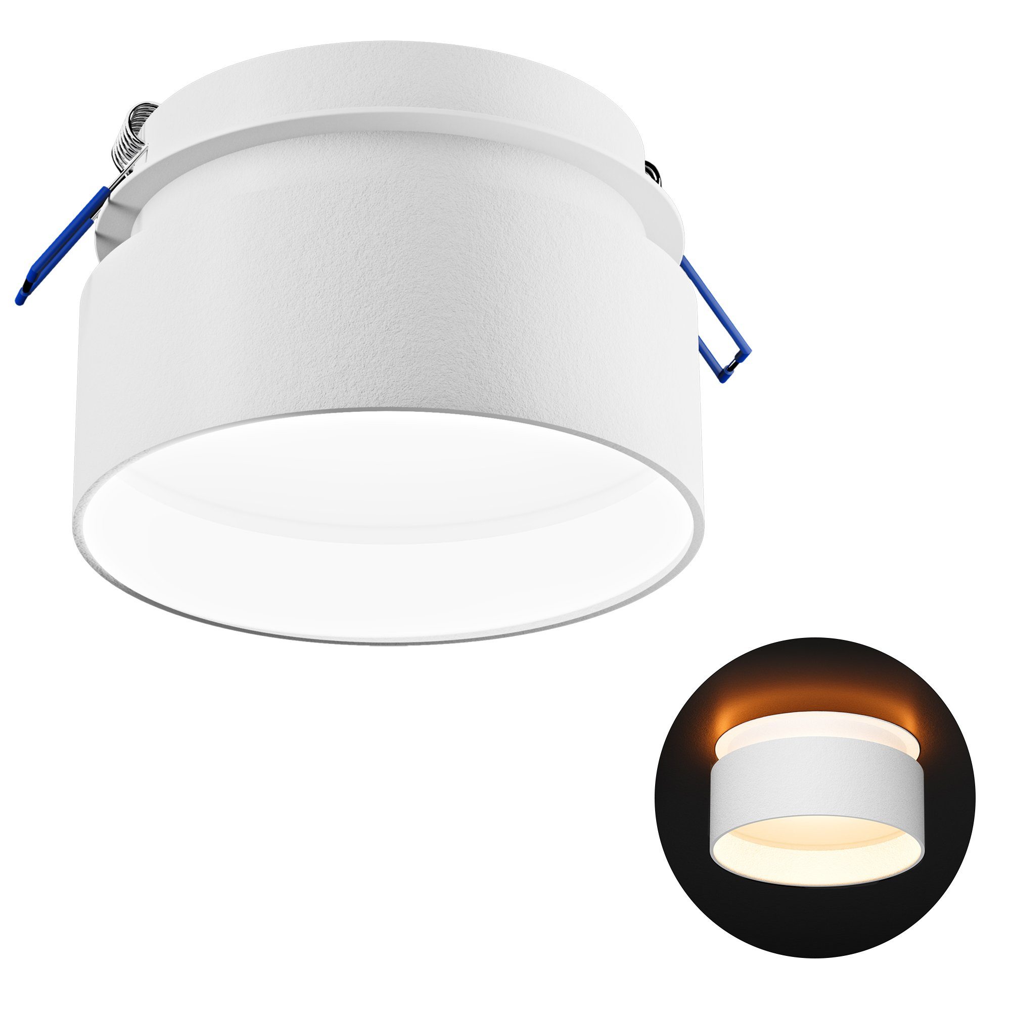 Ssc Luxon Aufbauleuchte Design Led Einbaustrahler Sudara Weiss Rund