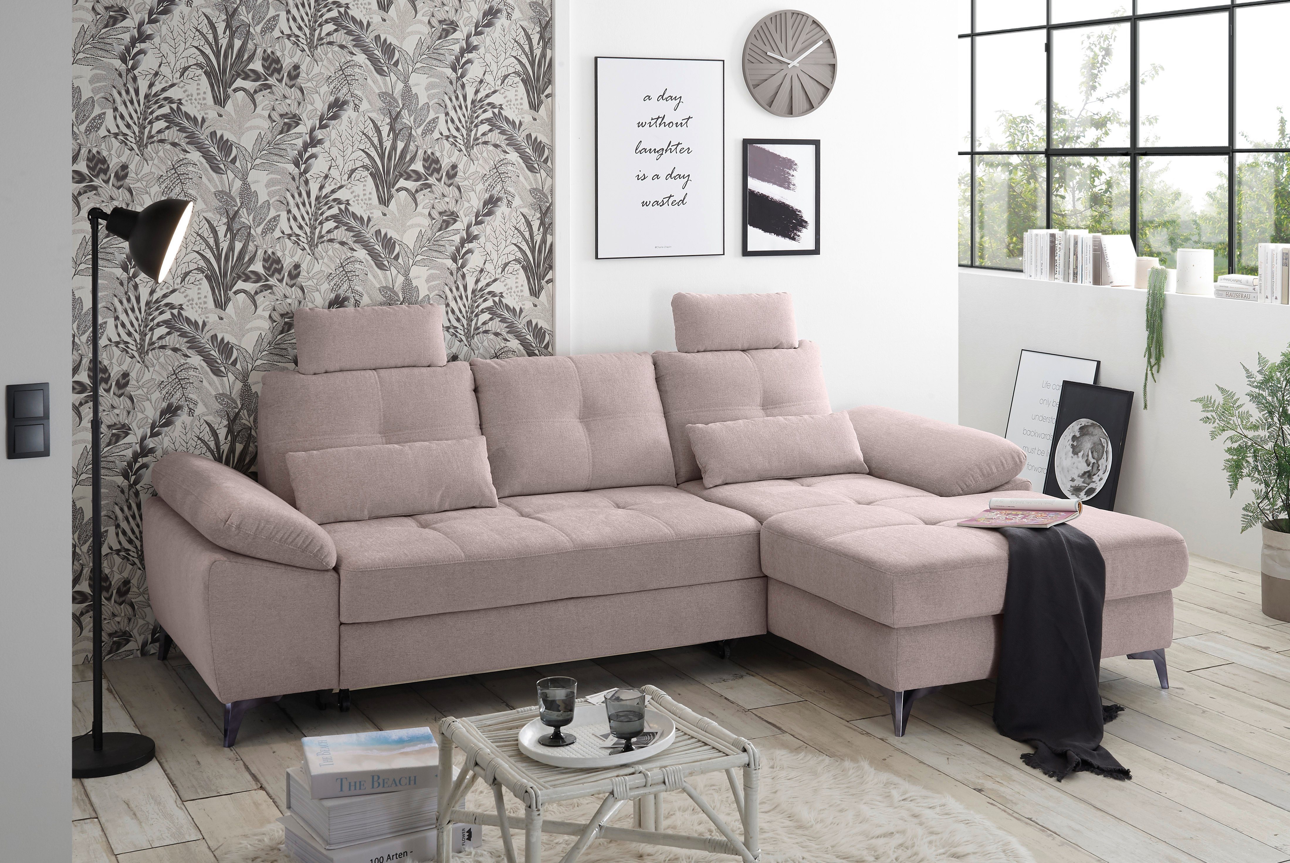 Rosa Ecksofas online kaufen » Pinke Eckcouches | OTTO