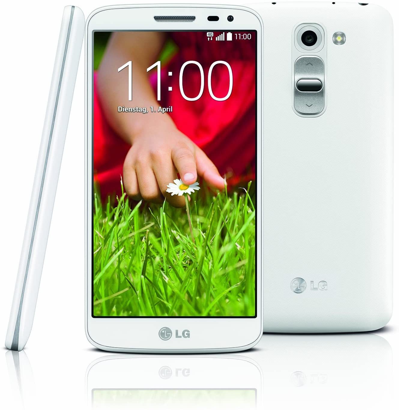 LG LG G2 Mini D620r Android LTE Smartphone 8GB Weiß Neu in OVP versiegelt Smartphone (11,94 cm/4 ...